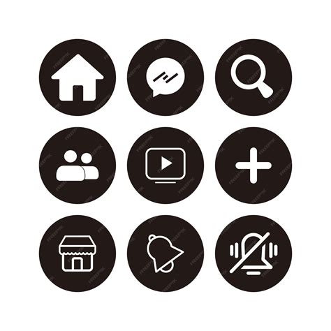 Premium Vector User Interface Icon Set Vector Design Symbol Of Web Site And Mobile App
