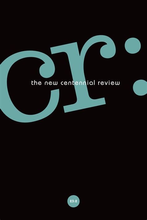 The Very Thought Of Sex Cr The New Centennial Review Scholarly