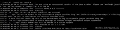 windows10下安装neo4j数据库 启动neo4j数据库 csdn博客
