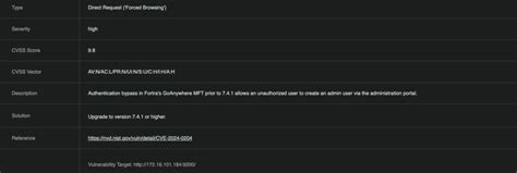 Rapid Response And Resilience Solution To Fortra Software