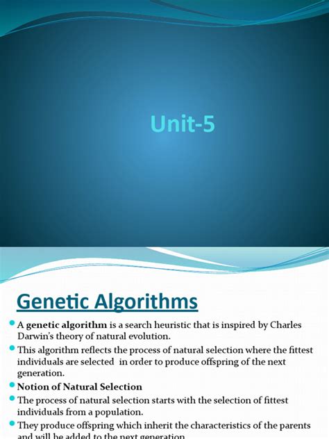 Unit 5 Genetic Reinforcement Markov Q Learning Download Free Pdf