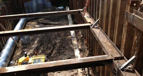 waler beam sheet pile the best picture of beam