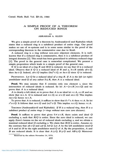 Proof We May Assume That S Contains Only One Element S Since The