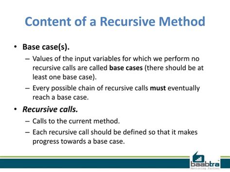 Recursion Pptx Programming Languages Computing