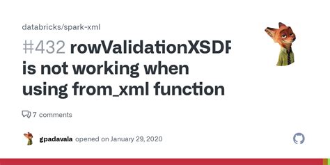 RowValidationXSDPath Is Not Working When Using From Xml Function