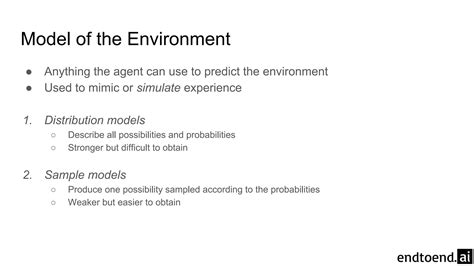 Reinforcement Learning 8 Planning And Learning With Tabular Methods Ppt