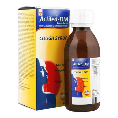 Buy Gsk Actifed Dm Cough Syrup 90ml Online In Pakistan Shopaholic Pk