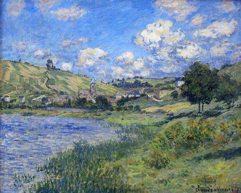 Vetheuil Paysage 1879 By Claude Monet Artchive