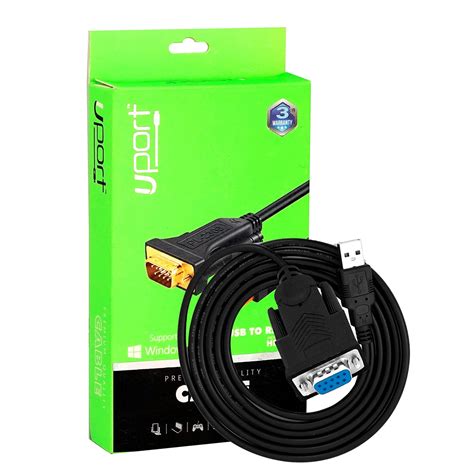 Uport 1 5m Usb To Rs232 Adapter Cable 9 Pin Usb 2 0 Male To Rs232 Female Db9 Serial Converter
