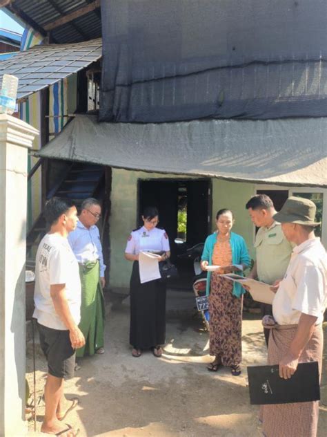 ပေါင်မြို့နယ်၌ ၂၀၂၄ခုနှစ် လူဦးရေနှင့်အိမ်အကြောင်းအရာ သန်းခေါင်စာရင်း Census Unit သန်းခေါင်းစာရင