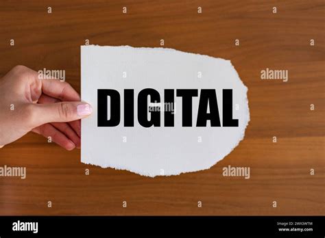 Digital Digital Woman Hand Holds A Piece Of Paper With A Note Digital Binary Electronic