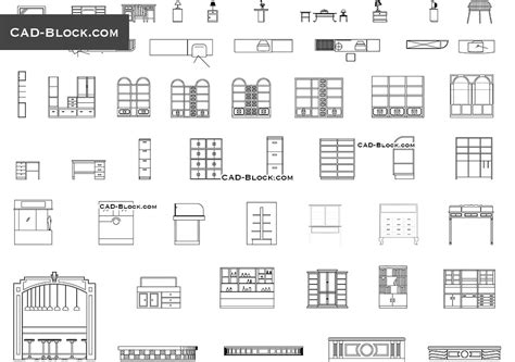 Shelf Accessories Cad Blocks At Jerald Hunt Blog