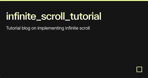Infinitescrolltutorialblog Codesandbox