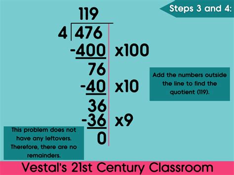 How To Use Partial Quotients To Divide Vestals 21st Century Classroom How To Use Partial Quotients To Divide Vestals 21st Century Classroom