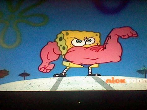 Spongebob Flexing By Knucklejoerocks On Deviantart