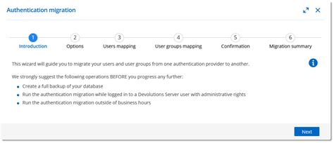 Migrate Users To Another Authentication Provider Devolutions Documentation