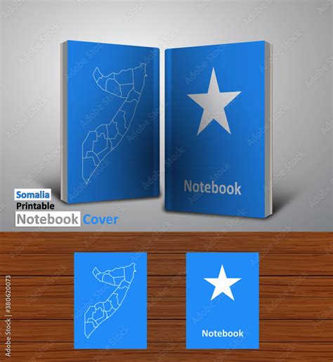 Notebook Design Mockup D Book Template National Country Map And Flag Ready To Print