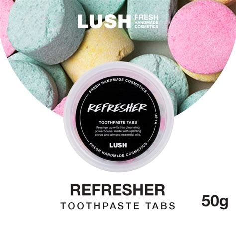 Lush Refresher Toothpaste Tabs 50g Stain Removal Whitening Lazada Ph