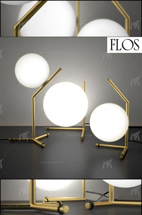 Ic Lights Table Series By Flos 3dmili 2025 Download 3d Model Free 3d Models 3d Model