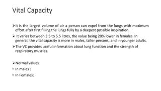 Vitalography Physiology Practical Pptx