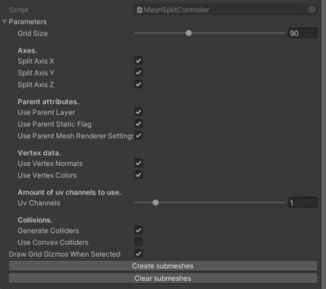 Cant Split Planet Into Chunks · Issue 9 · Artnasunity Plane Mesh Splitter · Github