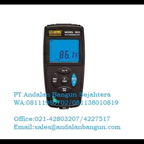 Jual RTD Thermometer Data Logger 1823 Oleh PT ANDALAN BANGUN SEJAHTERA