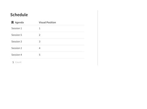 Visual Position Of The Row In Table Tips And Hacks Coda Maker Community