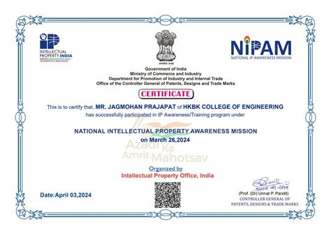 jagmohan prajapati on linkedin ipawarenes nipam