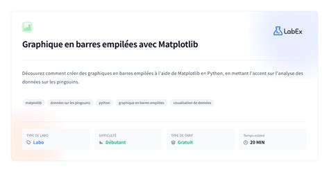 Créer Des Graphiques En Barres Empilées Avec Matplotlib Labex