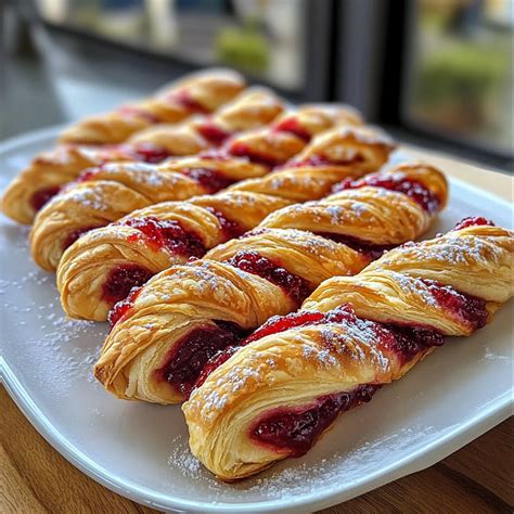 Raspberry Pastry Twists Indulge In This Sweet Delight Dishes Tasty