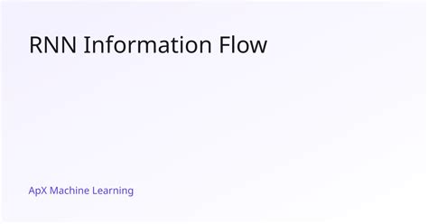 Rnn Information Flow
