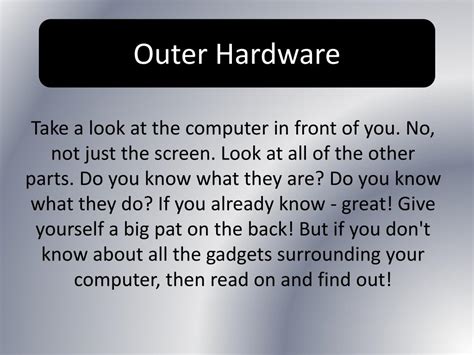 Ppt Identify Computer System Components Powerpoint Presentation Free