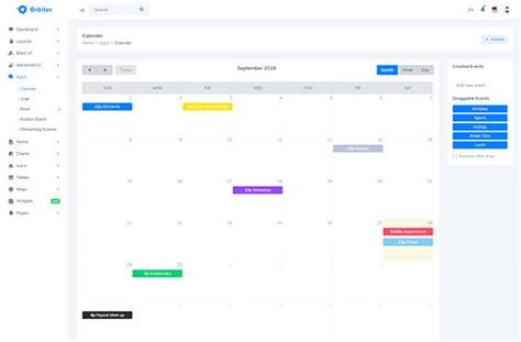Orbiter Bootstrap Minimal And Clean Admin Template