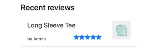 Php Add A Custom Class To Woocommerce Recent Product Reviews Div