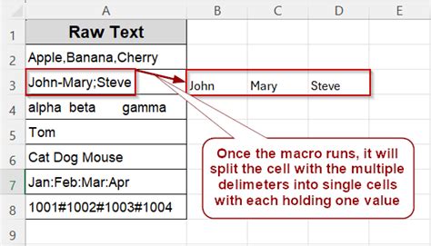 How To Split A String Into An Array In Excel Vba Examples Excel Insider