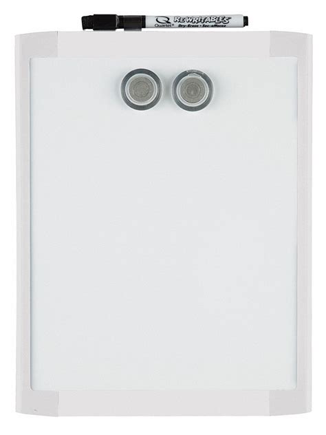 Gloss Finish Steel Dry Erase Board Wall Mounted 11 Inh X 8 12 Inw White Grainger