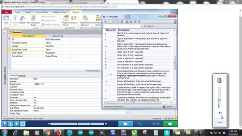 How To Table Design View In Microsoft Access Tutorial 4 Youtube