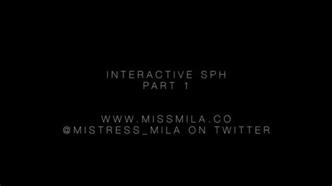An Interactive Sph Mistress Mila Clips4sale