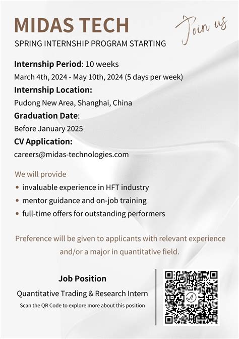 Midas Technologies On Linkedin Internship Quantitativetrading