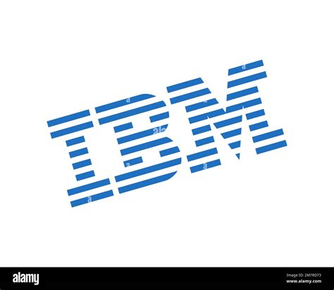IBM WebSphere EXtreme Scale Rotated Logo White Background Stock Photo Alamy