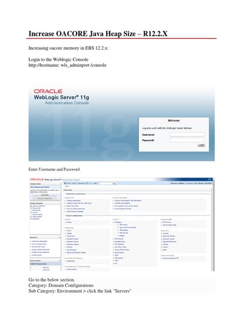 Increase Oacore Java Heap Size In R122x Pdf System Software