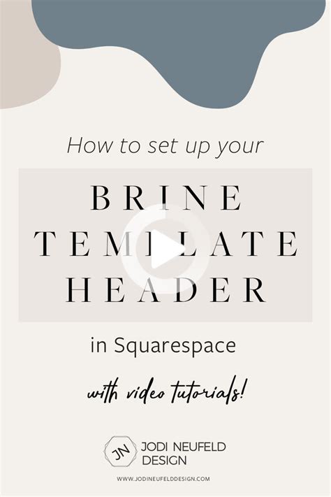Squarespace Brine Template