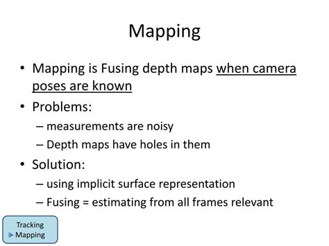 Ppt Kinectfusion Real Time Dense Surface Mapping And Tracking Powerpoint Presentation Id