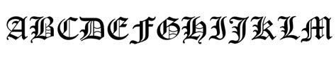 Old English Text MT Font Blackletter Vintage What Font Is
