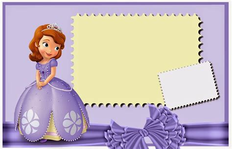 Sofia The First Free Printable Invitations Cards Or Photo Frames Oh My Fiesta In English