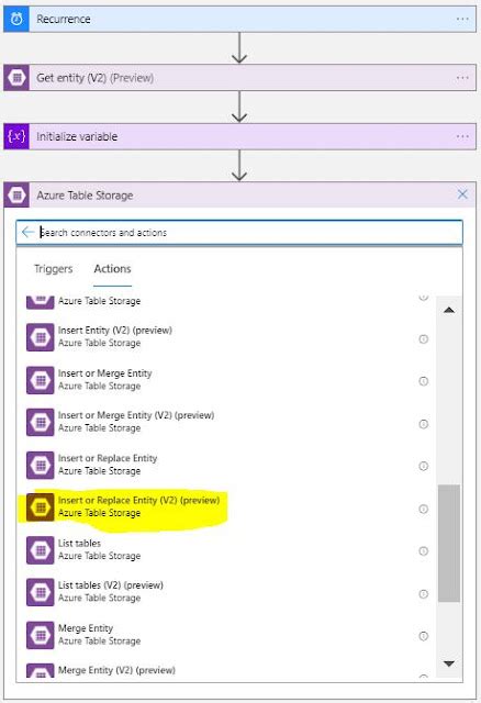 Using Azure Storage Account Table As Config Store For Logic Apps How
