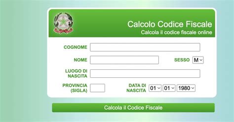 Come Calcolare Online Il Codice Fiscale Di Una Persona Smartworld