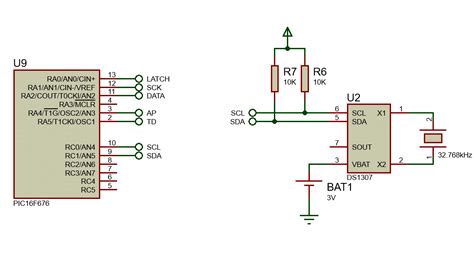 digital clock with pic16f676 and seven segment display lab projects bd
