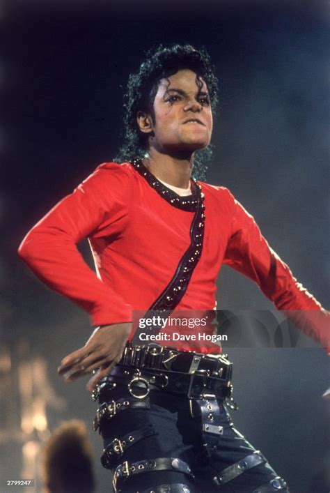 Michael Jackson Performing On Stage During His Bad World Tour In News Photo Getty Images