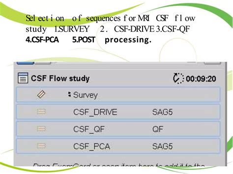 CSF Flow Study In MRI PPTX